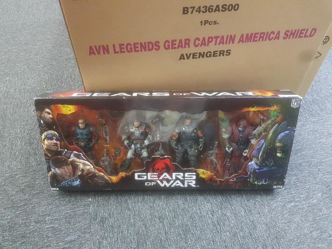 Neca gears of war player select damon baird marcus fenix dominic ...