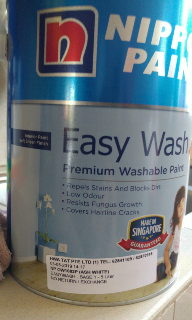 Nippon Easy Wash Paint ( 5 litre), Everything Else on Carousell
