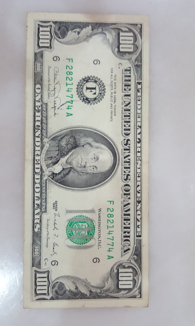 Old Vintage USD100 Notes, Vintage & Collectibles, Currency on Carousell
