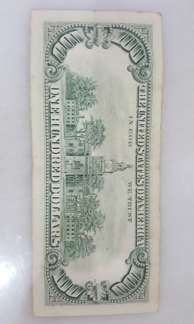 Old Vintage USD100 Notes, Vintage & Collectibles, Currency on Carousell
