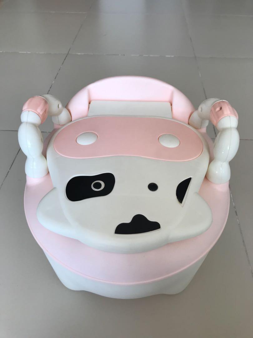 [to bless] Pretty Pink Cow Potty, Babies & Kids, Babies & Kids Fashion ...