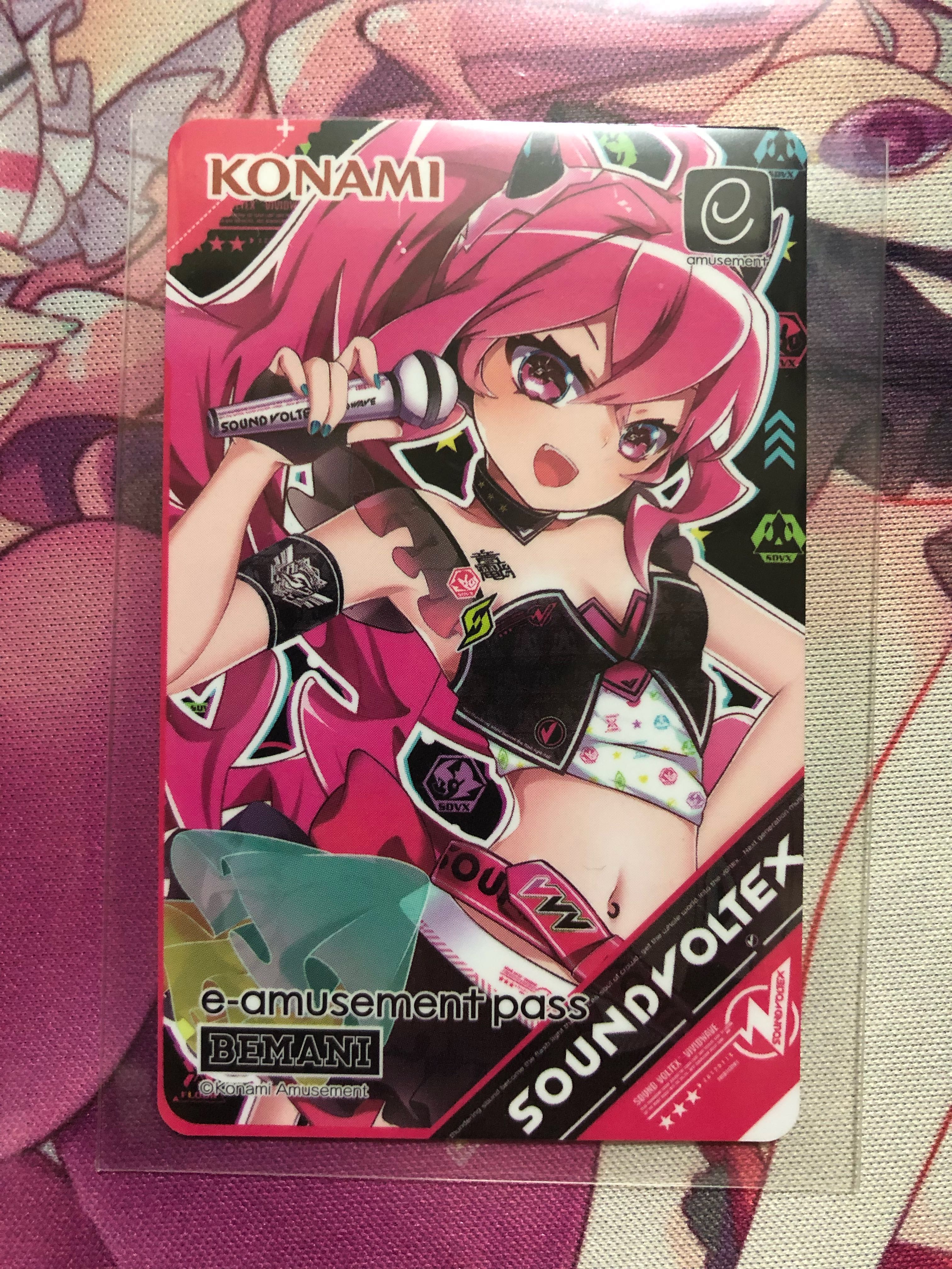 Sound Voltex 限定 e-pass sdvx Voltex Factory Bemani Konami, 興趣及遊戲, 玩具 & 遊戲類 - Carousell