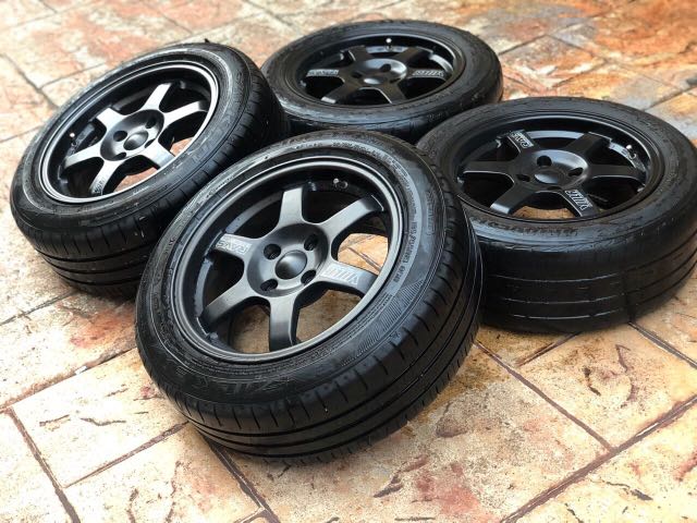Sportrim TE37 Copy Ori 15, Auto Accessories on Carousell