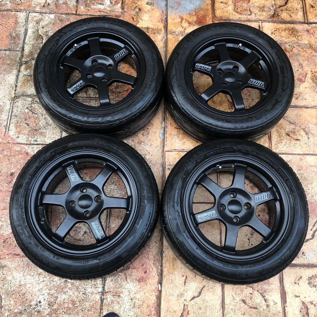 Sportrim TE37 Copy Ori 15, Auto Accessories on Carousell