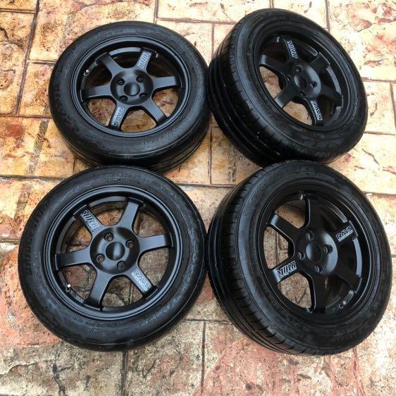 Sportrim TE37 Copy Ori 15, Auto Accessories on Carousell