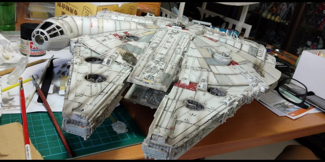 Star wars Perfect Grade (PG) Millennium Falcon bandai, Hobbies & Toys ...