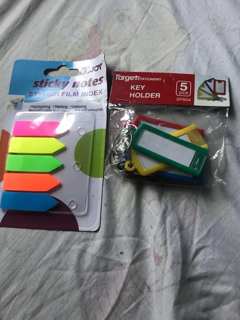 Sticky notes and key holder, Hobbies & Toys, Stationary & Craft, Craft ...