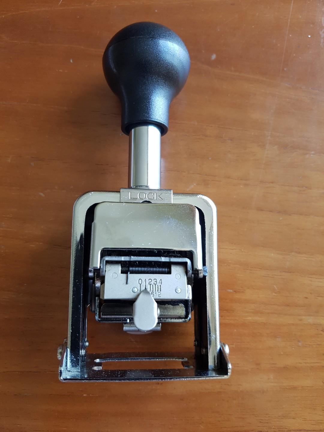 Suremark Auto Numbering Machine 6 Digits, Hobbies & Toys, Stationery ...