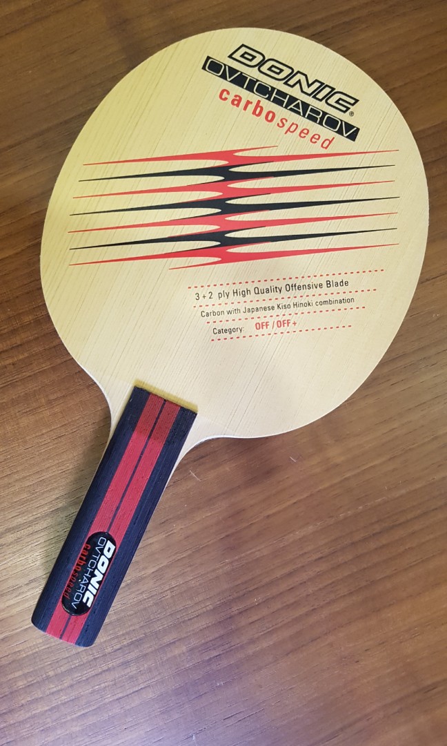 Table tennis blade 'Donic Ovtcharov Carbospeed', Sports Equipment ...