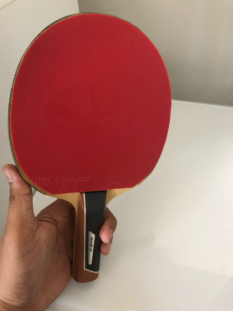 Table Tennis Racket - Andro Treiber/Rasanter, Sports Equipment, Sports & Games, Racket & Ball ...