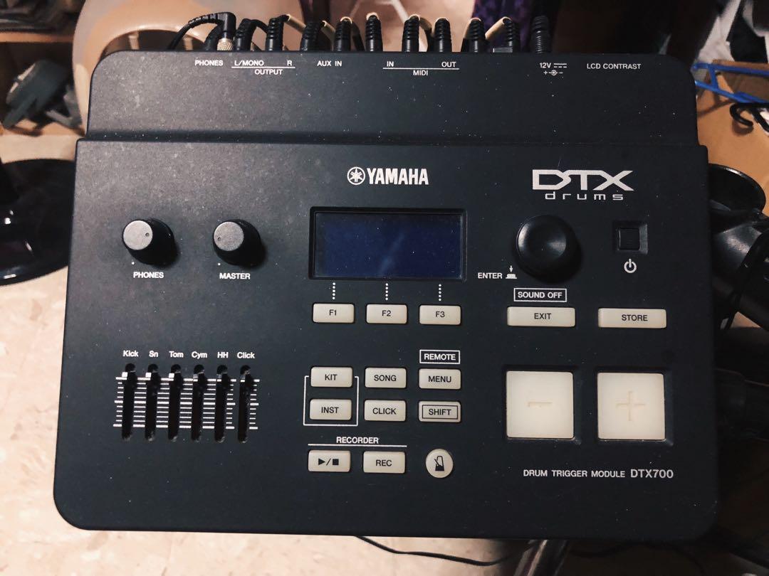 Yamaha DTX700 E-kit, Hobbies & Toys, Music & Media, Musical Instruments ...