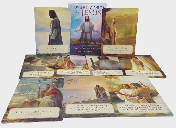 天使卡 Loving Words from Jesus : A 44-Card Deck of Comforting Quotes, 預購 ...