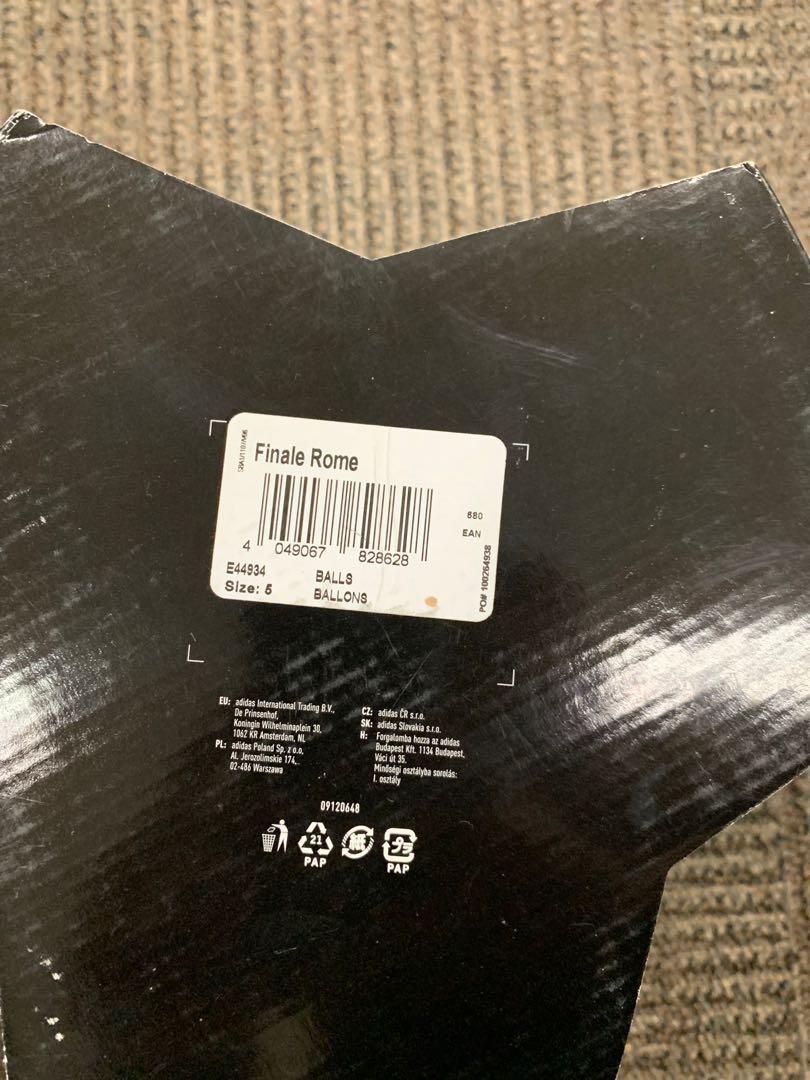 Adidas UCL 2009 Finale Final ROME Official Match Ball, Sports Equipment ...