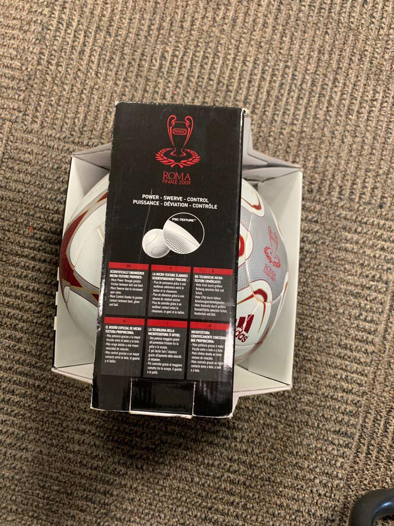 Adidas UCL 2009 Finale Final ROME Official Match Ball, Sports Equipment ...