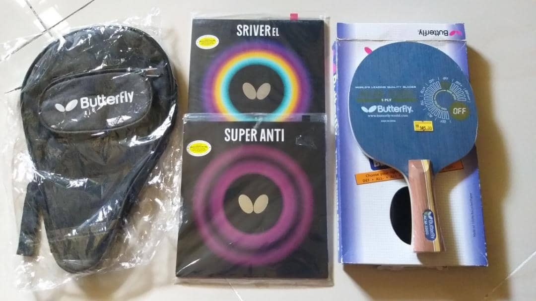 Butterfly Tabletennis Setup, Sports Equipment, Sports & Games, Racket & Ball Sports on Carousell