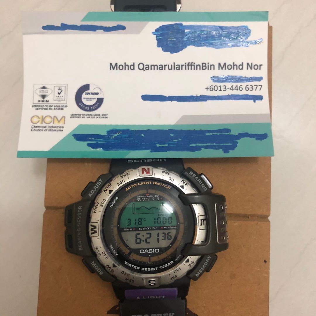 Casio Pro Trek / Protrek PRT-40, Men's Fashion, Watches & Accessories ...
