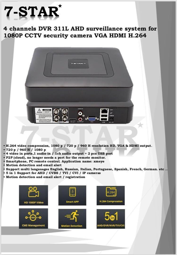 CCTV-XMEye 4/8/16CH DVR/NVR/HVR/XVR -4/8/16 Channel Hybrid Digital ...