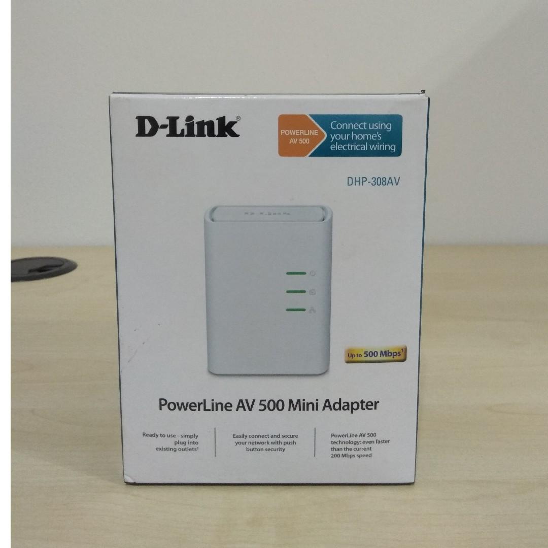 D-Link PowerLine AV 500 Mini Adapter, Computers & Tech, Parts ...