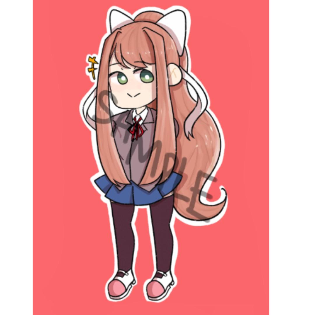 Doki Doki Literature Club Keychains (DDLC), Hobbies & Toys, Stationery ...