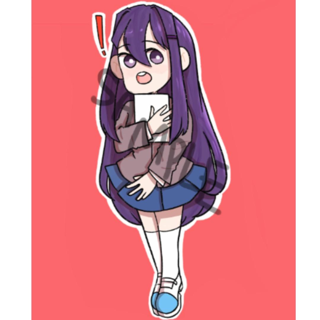 Doki Doki Literature Club Keychains (DDLC), Hobbies & Toys, Stationery ...