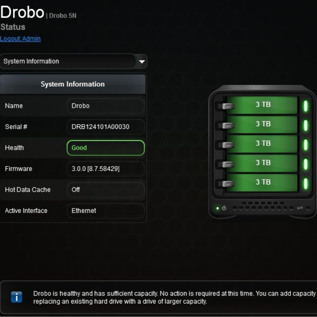 DROBO 5N (NAS), Computers & Tech, Parts & Accessories, Networking on ...