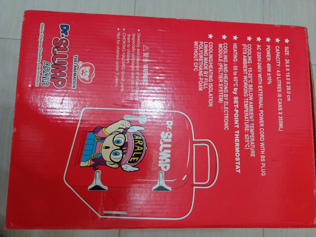 全新Dr.SLUMP ARALE迷你冷暖雪柜(小雲特別版)Mini Cooler and Warmer, 家庭電器, 冷氣機及暖風機 ...