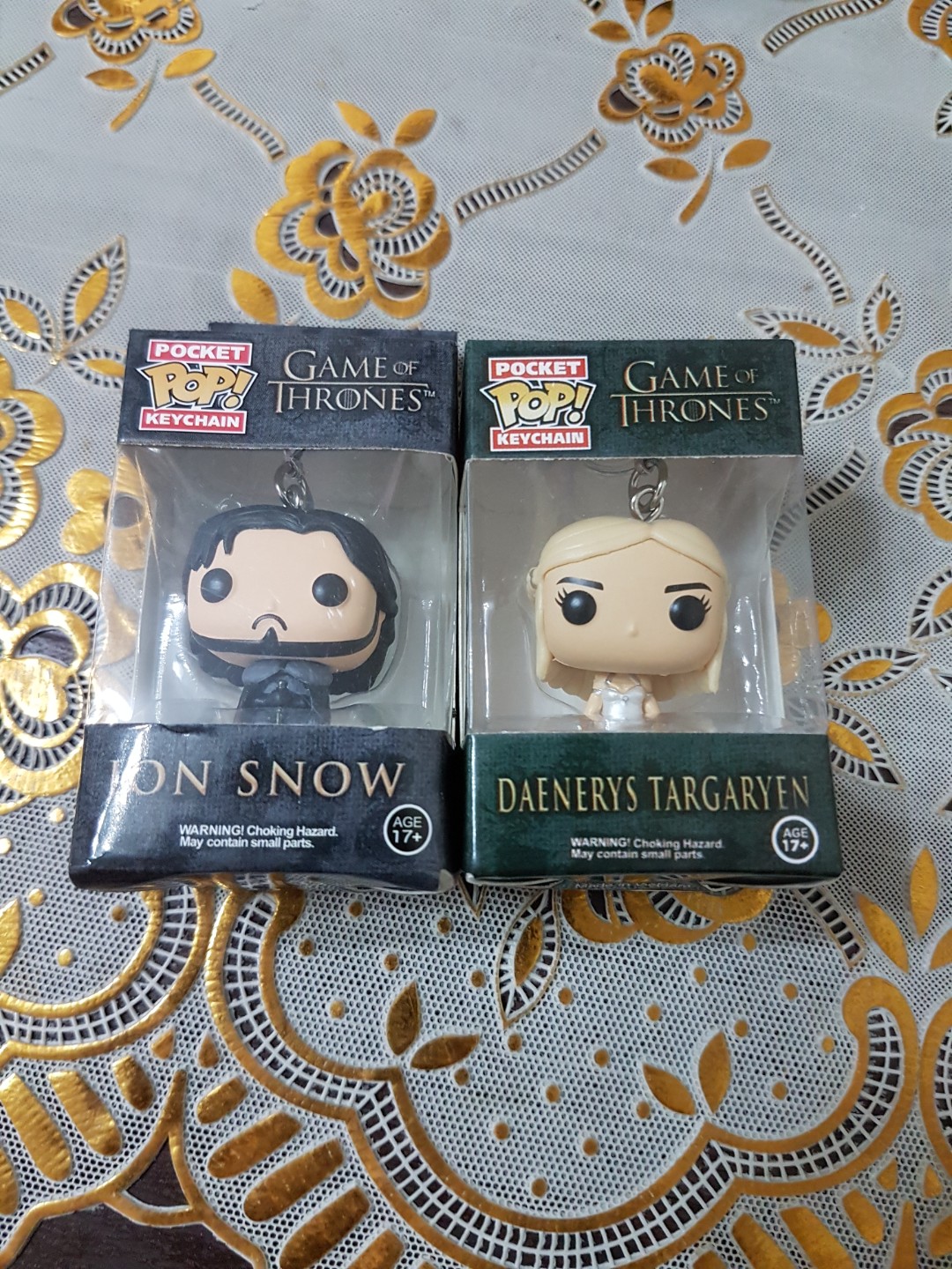 Game of Thrones Couple Keychains, Hobbies & Toys, Toys & Games on Carousell