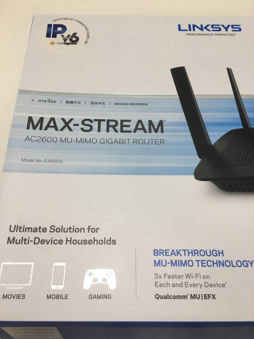 Linksys AC2600 WiFi Router, 電腦＆科技, 電腦周邊及配件, Wifi及上網相關產品 - Carousell