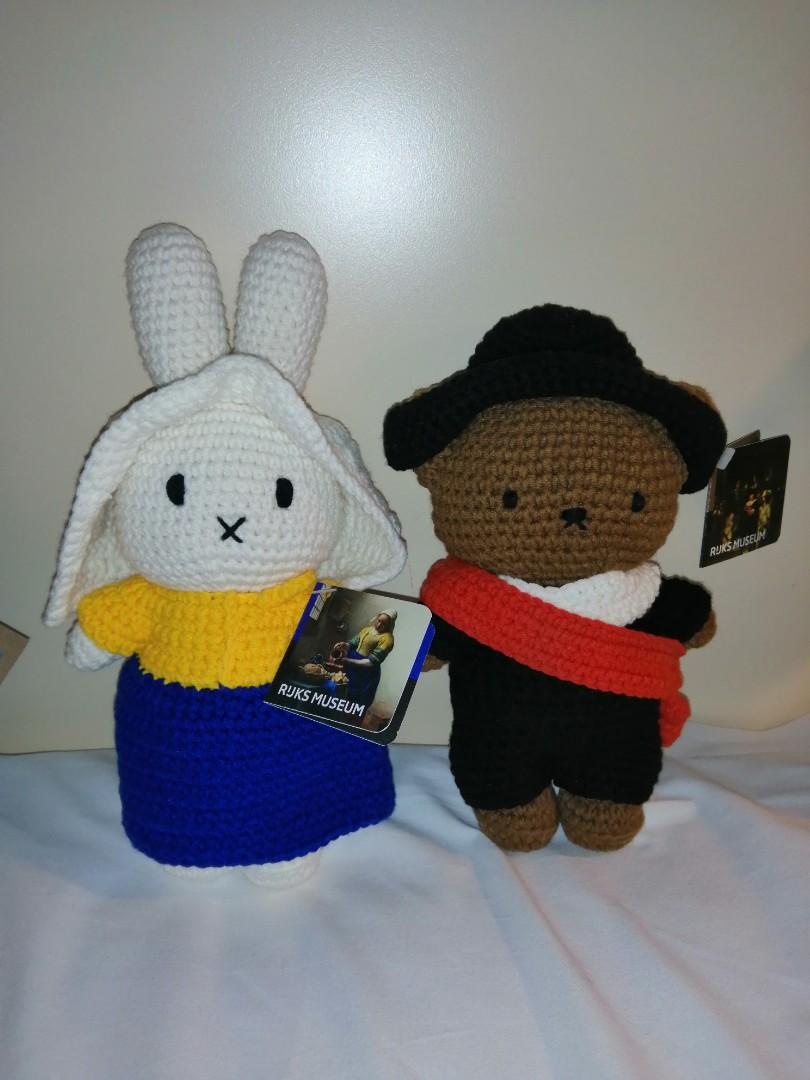 Miffy /Boris RIJKS Museum 荷蘭國家博物館限定版($385each), 興趣及遊戲, 玩具 & 遊戲類 - Carousell