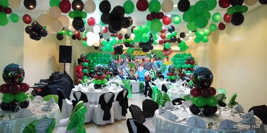 Minecraft Styro Backdrop and Balloon Package, Everything Else, Others ...