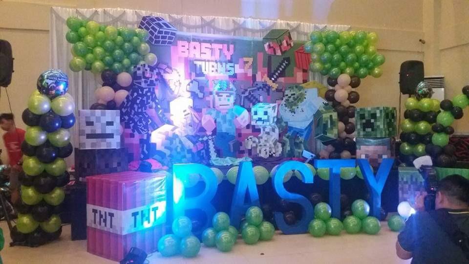 Minecraft Styro Backdrop and Balloon Package, Everything Else, Others ...