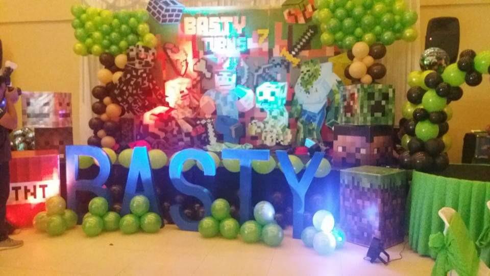 Minecraft Styro Backdrop and Balloon Package, Everything Else, Others ...