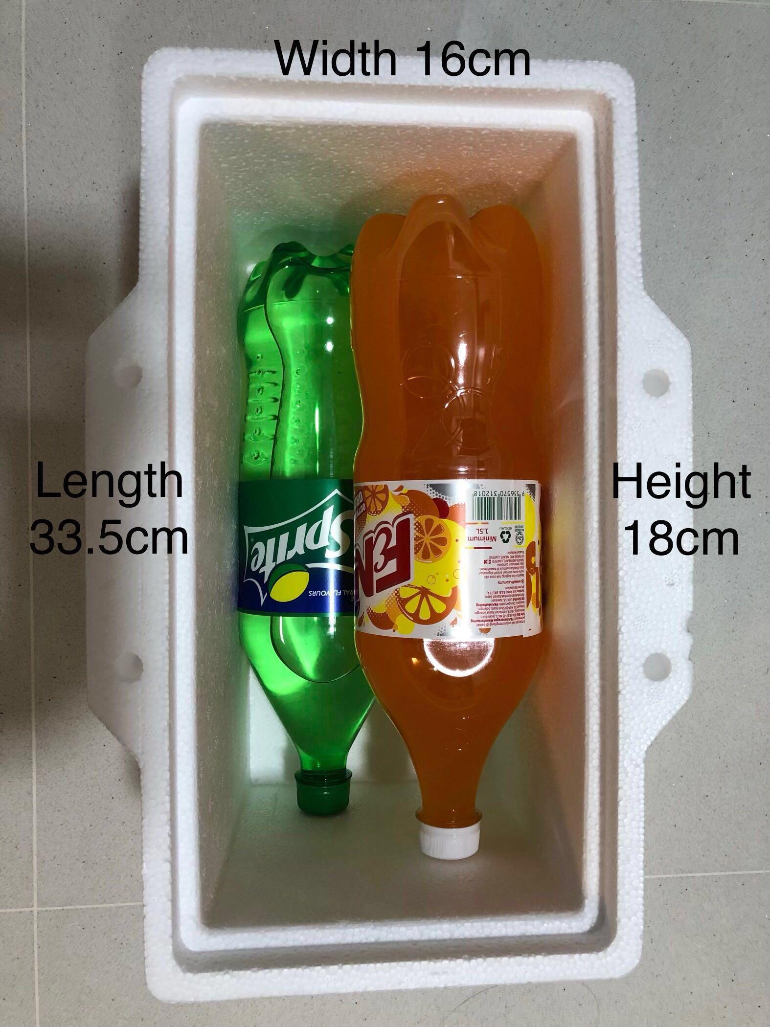 New extra small styrofoam / foam cooler box with handle_(L x W x H) 33 ...