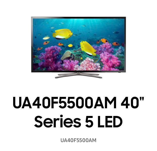 Samsung Tv UA40F5500 40inches, TV & Home Appliances, TV & Entertainment, TV on Carousell