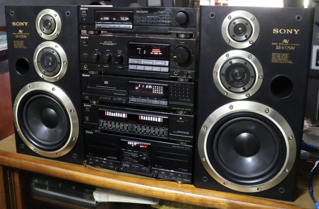 Sony MIDI Component With 3 Way Speakers, Audio, Soundbars, Speakers ...