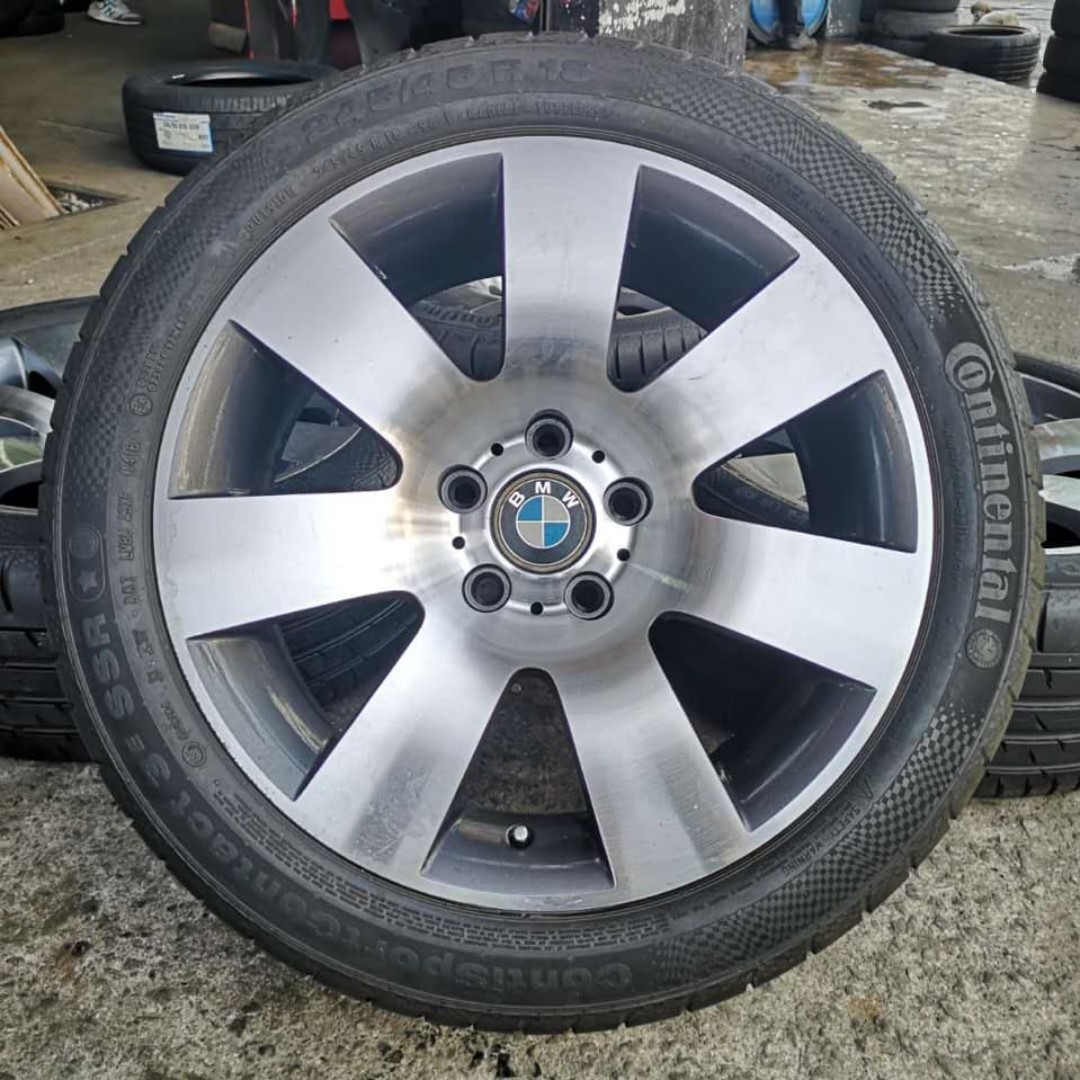 SPORT RIM BMW ORI 18" TYRE RUNFLAT 99% E38 E60 E65, Auto Accessories on ...
