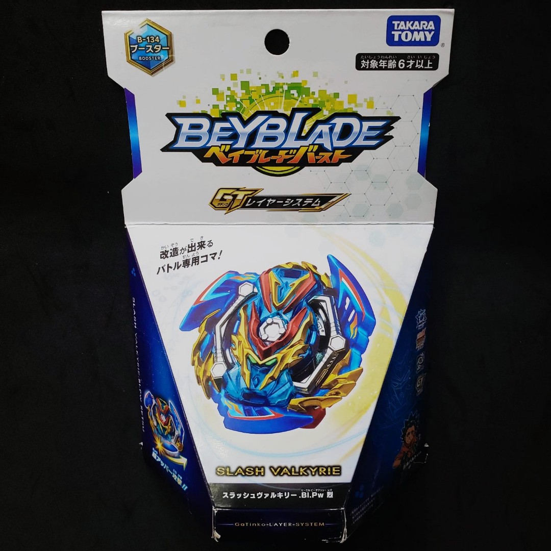TAKARA TOMY Beyblade Burst B-134 Booster Slash Valkyrie.Bl.Pw Retsu, 興趣 ...