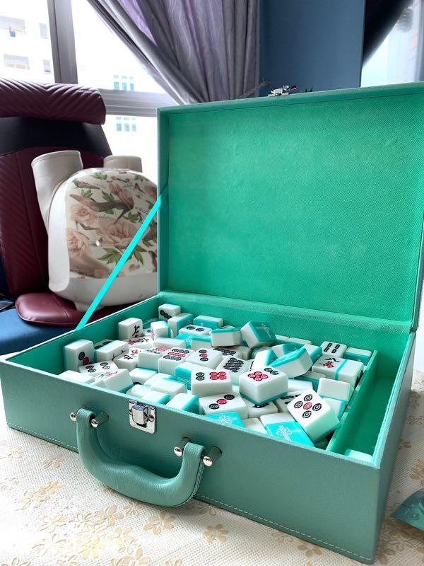 Tiffany color Mahjong Set, Hobbies & Toys, Toys & Games on Carousell