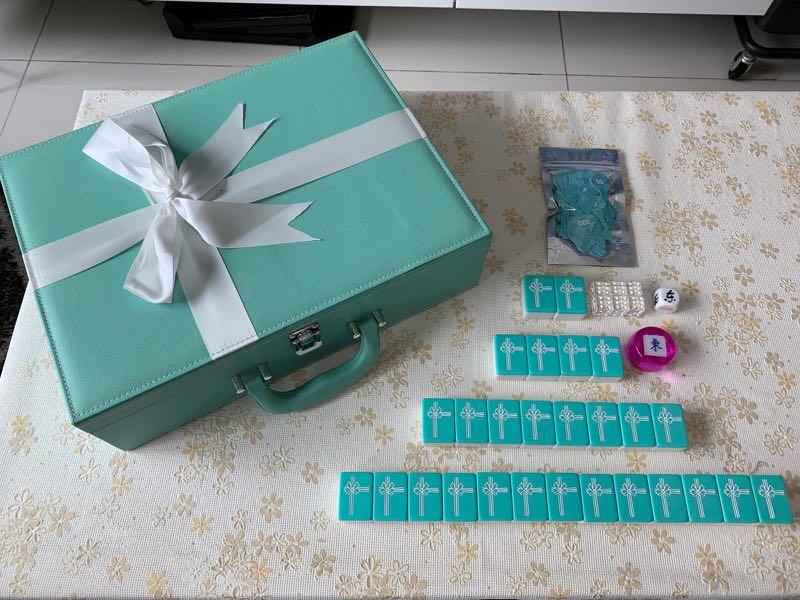 Tiffany color Mahjong Set, Hobbies & Toys, Toys & Games on Carousell
