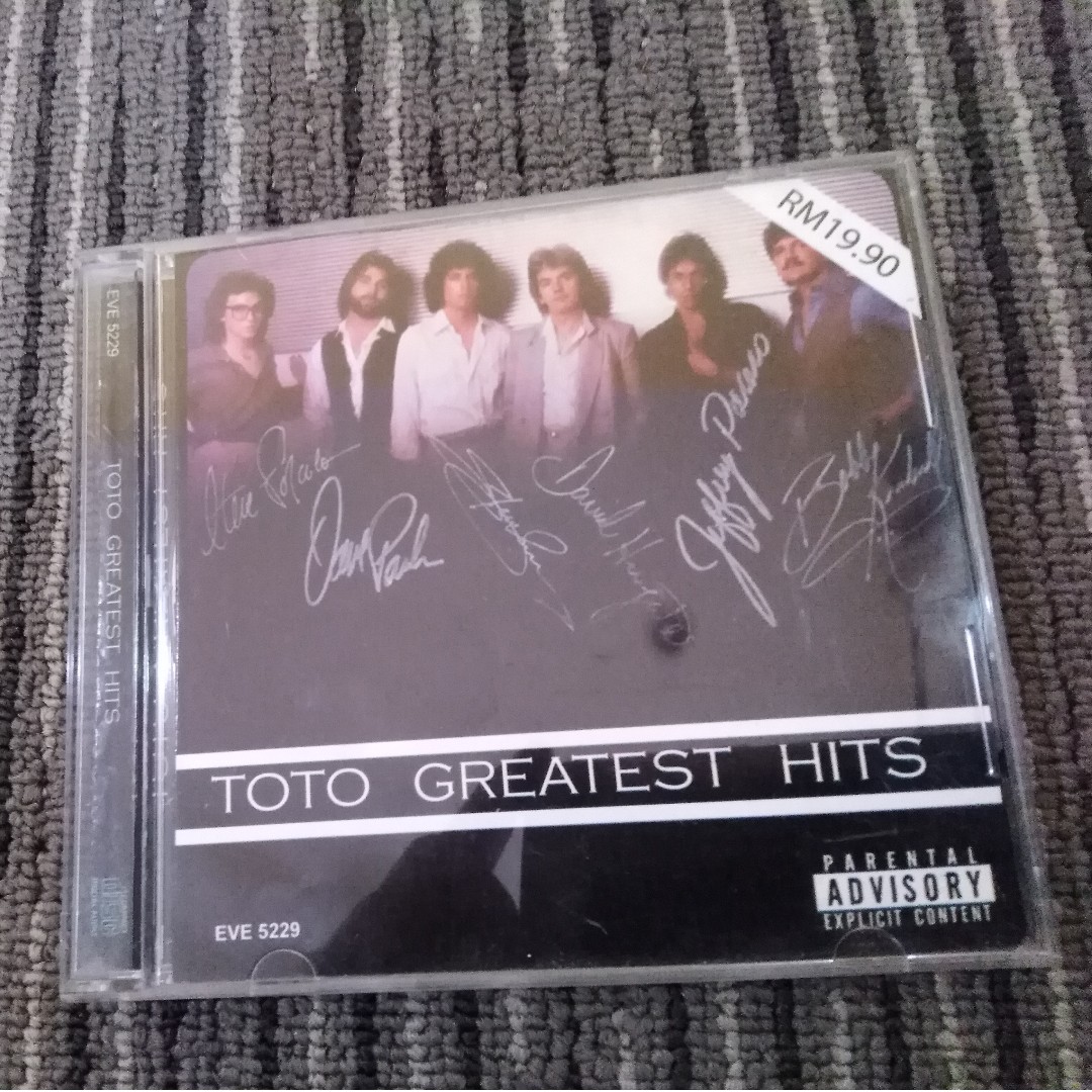 Toto Greatest Hits Cdr Hobbies And Toys Music And Media Cds And Dvds On Carousell