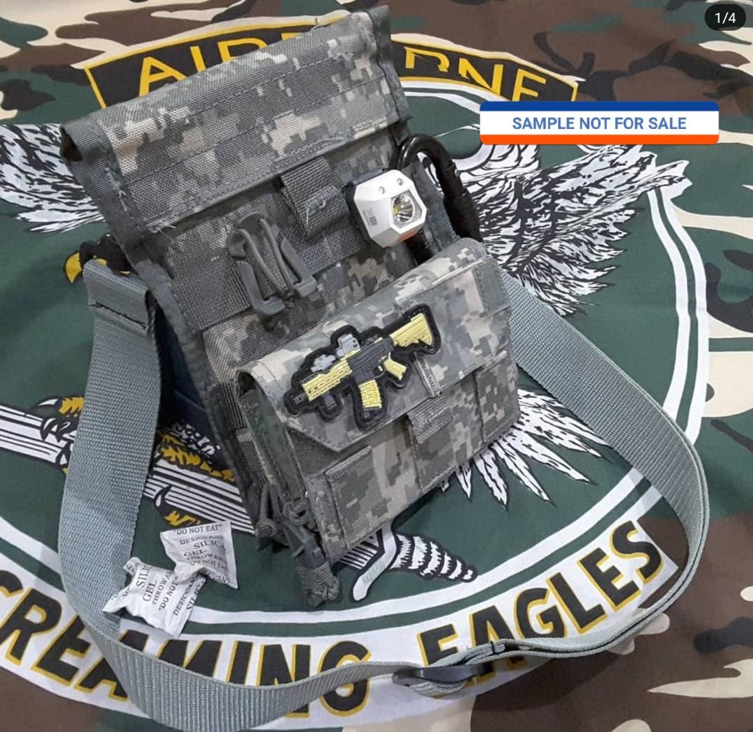 USGI US ARMY ACU Admin molle pouches MADE IN USA, Sports Equipment ...