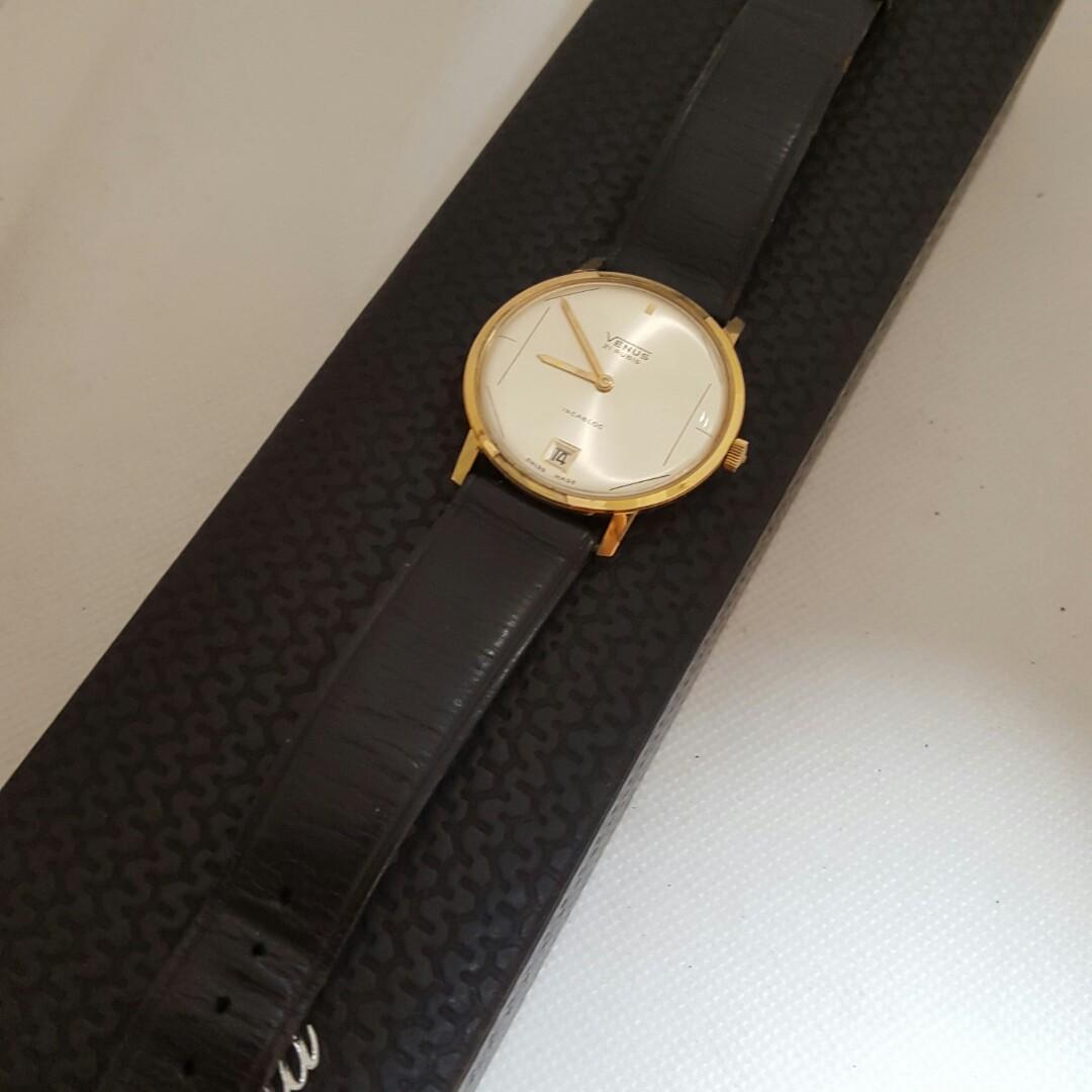 Venus 21 Rubis Swiss Vintage Watch, Luxury, Watches on Carousell