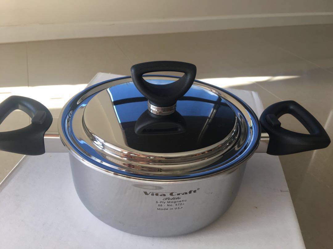Vita Craft stainless steel pot (1.9 litre), Furniture & Home Living ...