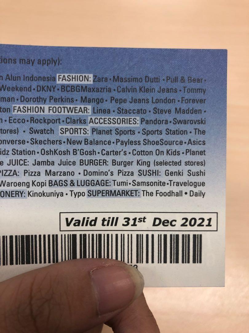 VOUCHER MAP, Tiket & Voucher, Kartu Hadiah & Voucher di Carousell
