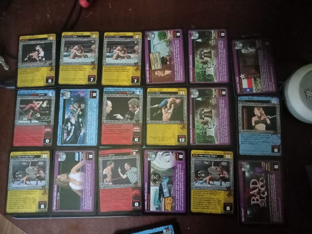 WWE RARE CARDS, Hobbies & Toys, Toys & Games on Carousell