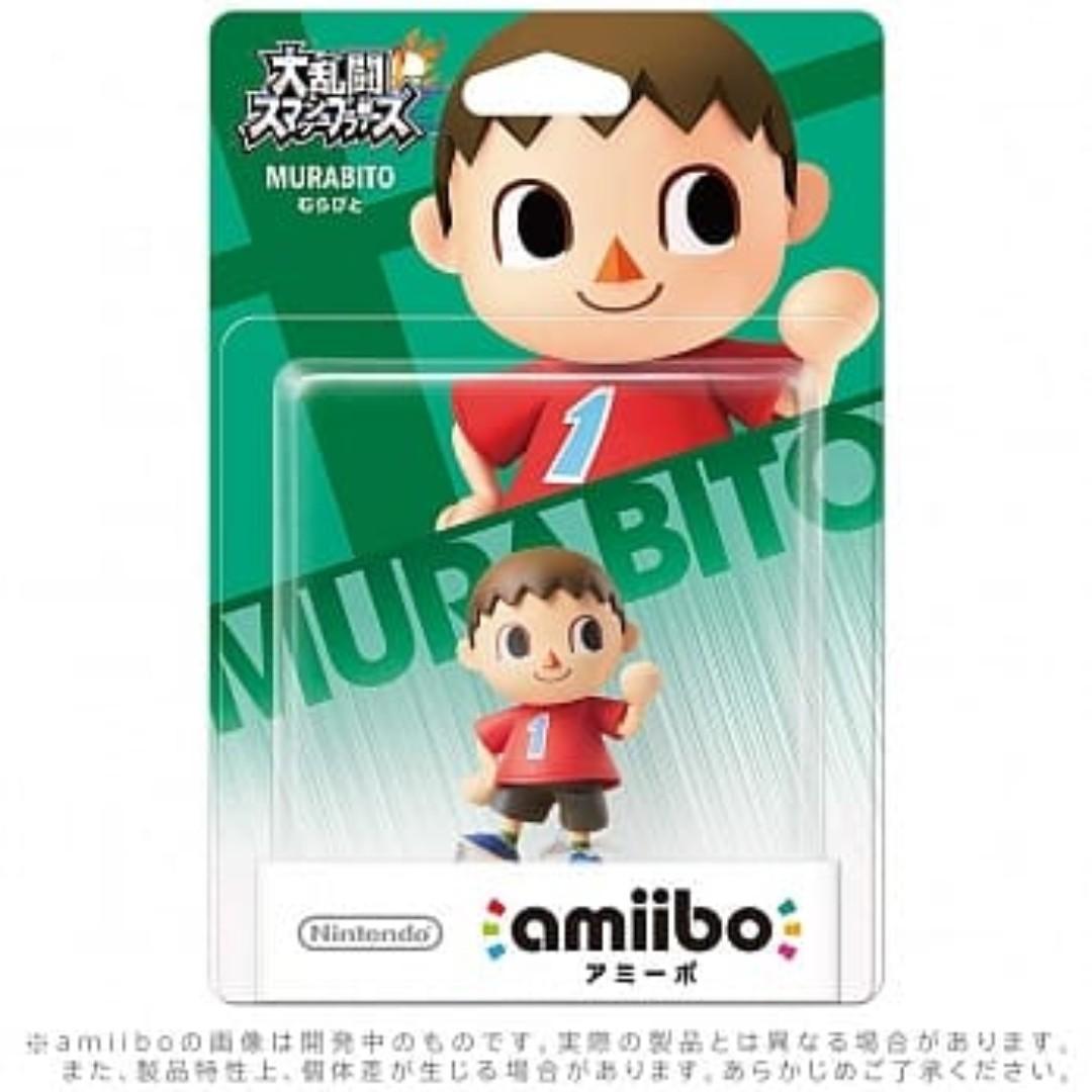 全新 Nintendo Switch Amiibo Murabito Villager 村民 (Super Smash Bros Series ...