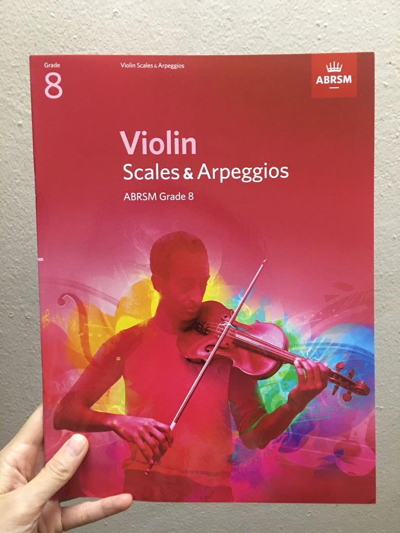 ABRSM grade 8 violin scales & arpeggios, Hobbies & Toys, Books ...
