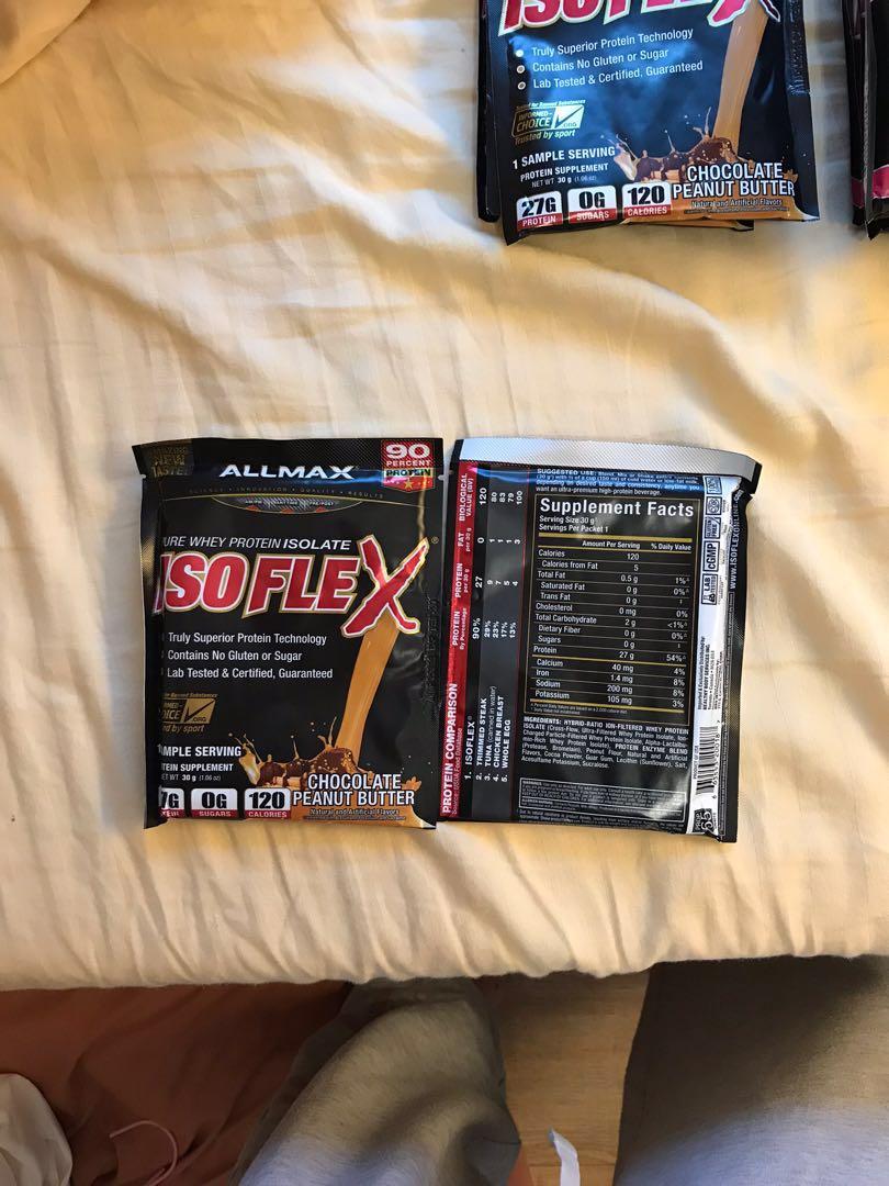 Allmax isoflex whey protein isolate 乳清蛋白粉 #mtrcentral, 健康及營養食用品, 健康補充品 ...
