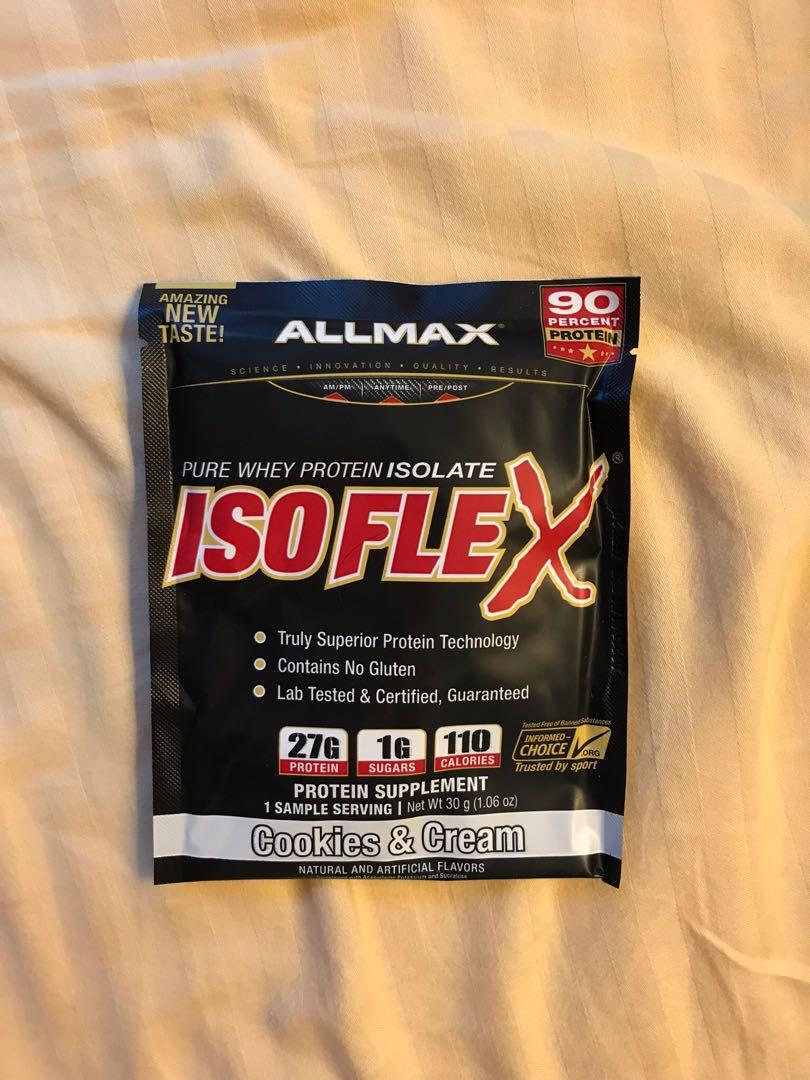 Allmax isoflex whey protein isolate 乳清蛋白粉 #mtrcentral, 健康及營養食用品, 健康補充品 ...