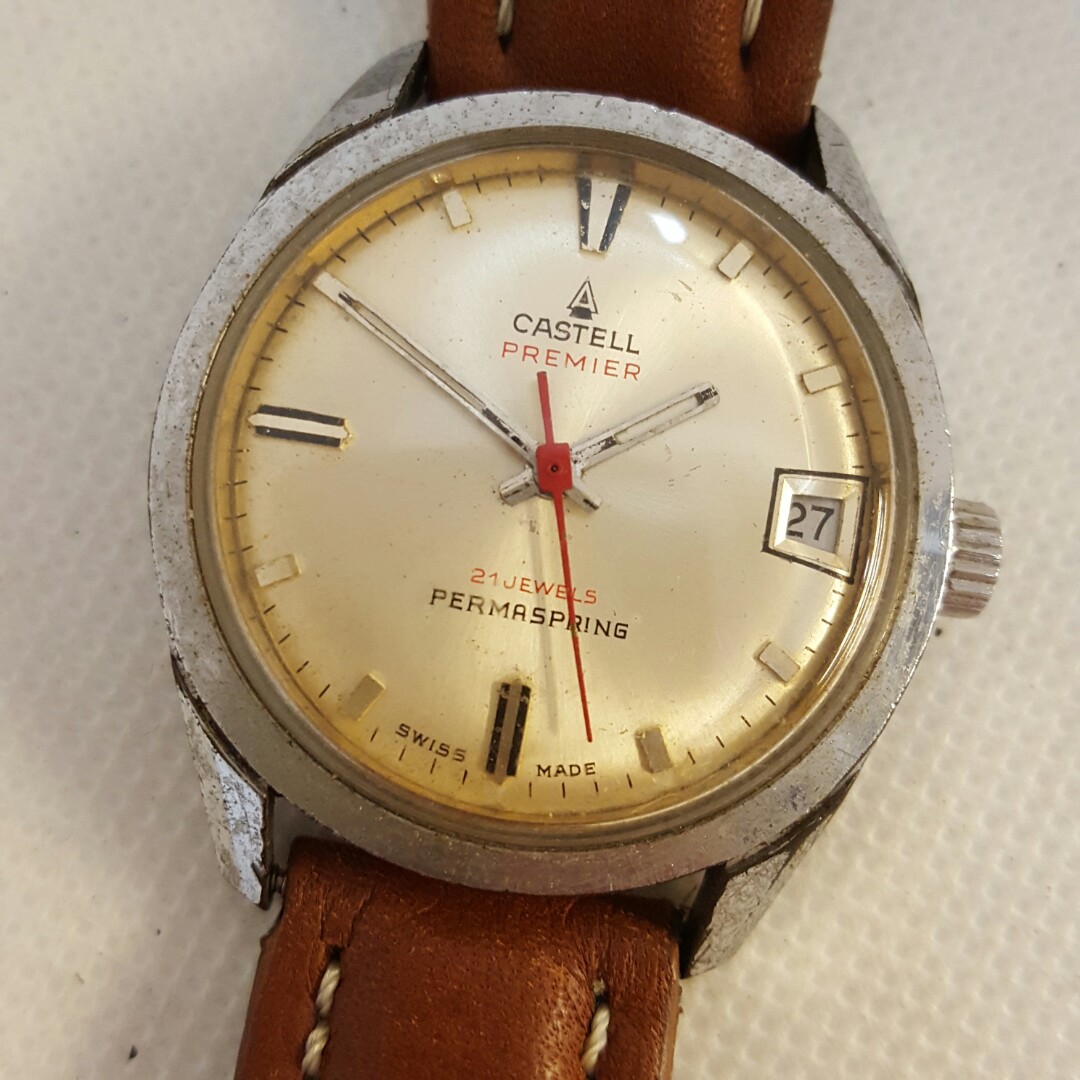 Castell Vintage Watch, Women's Fashion, Watches & Accessories, Watches ...